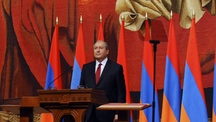 bne IntelliNews - Armenia swears in Sarkissian as president, Sargsyan ...