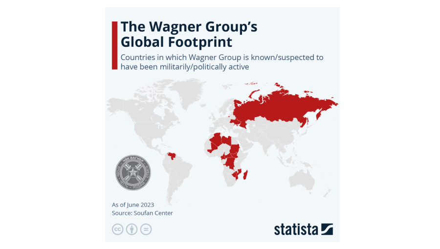bne IntelliNews - The Wagner Group's global footprint