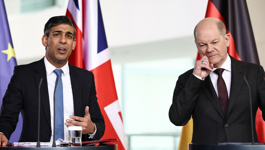 bne IntelliNews - Sunak and Scholz promise to back Ukraine as UK hikes ...