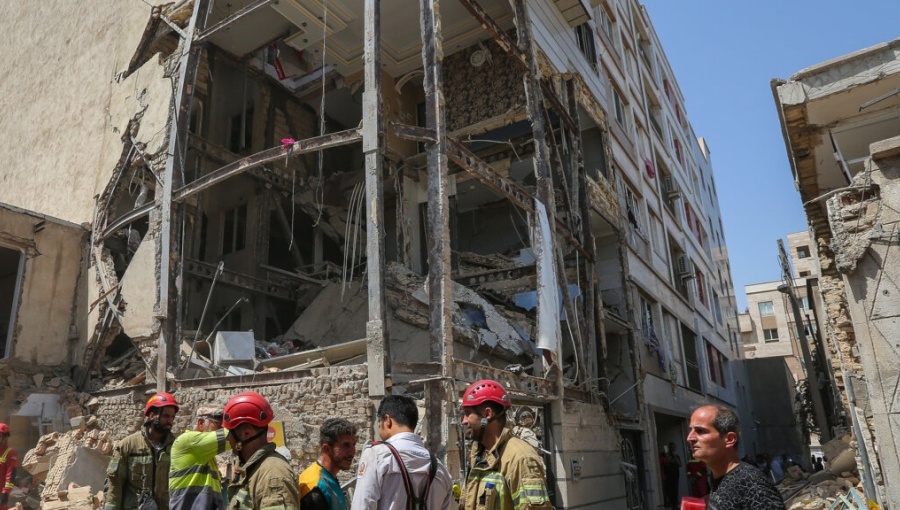 bne IntelliNews - Iran building collapse death toll rises to five
